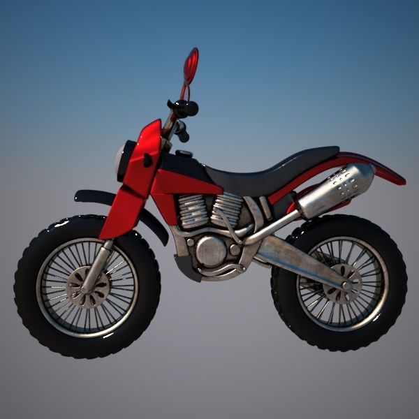 3d model motocross