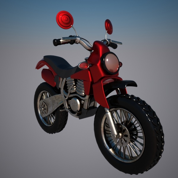 3d model motocross