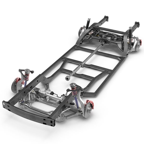 sedan chassis drivetrain 2 3ds