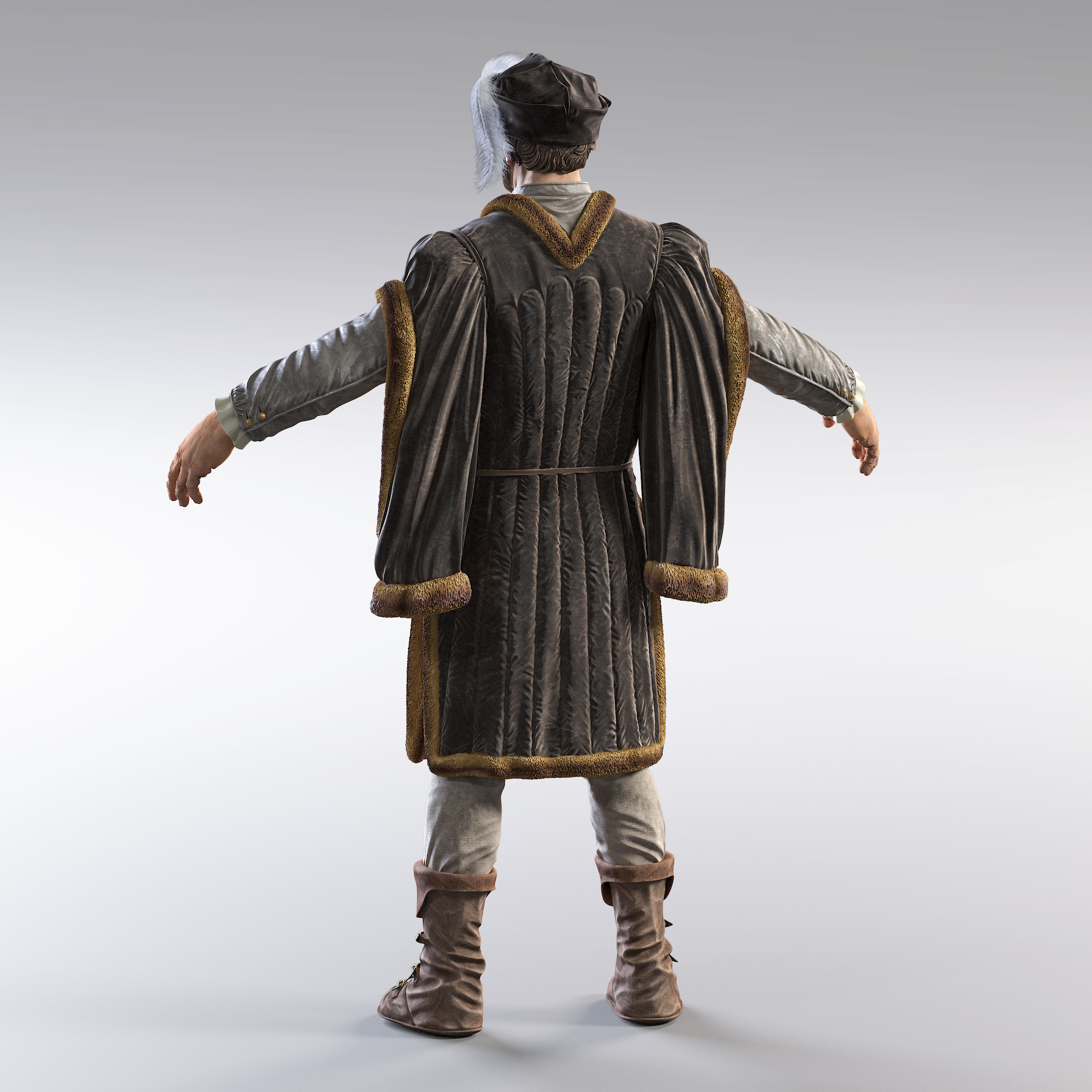 medieval merchant 3d max