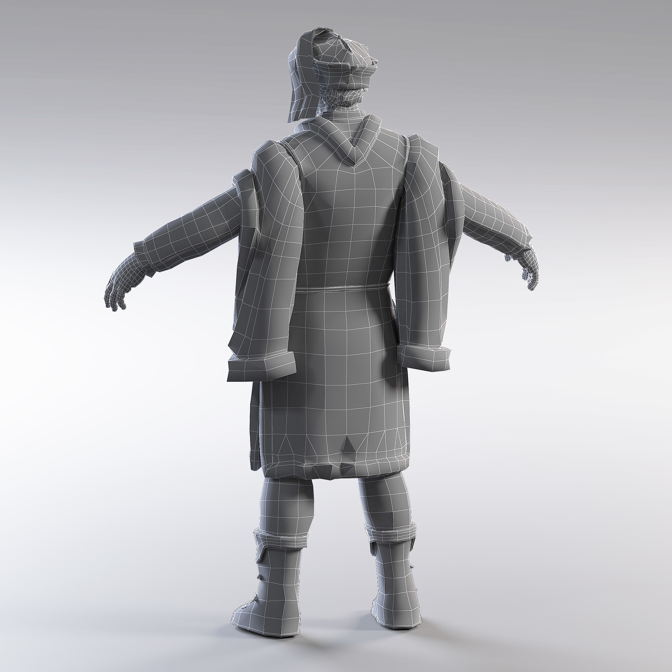 medieval merchant 3d max