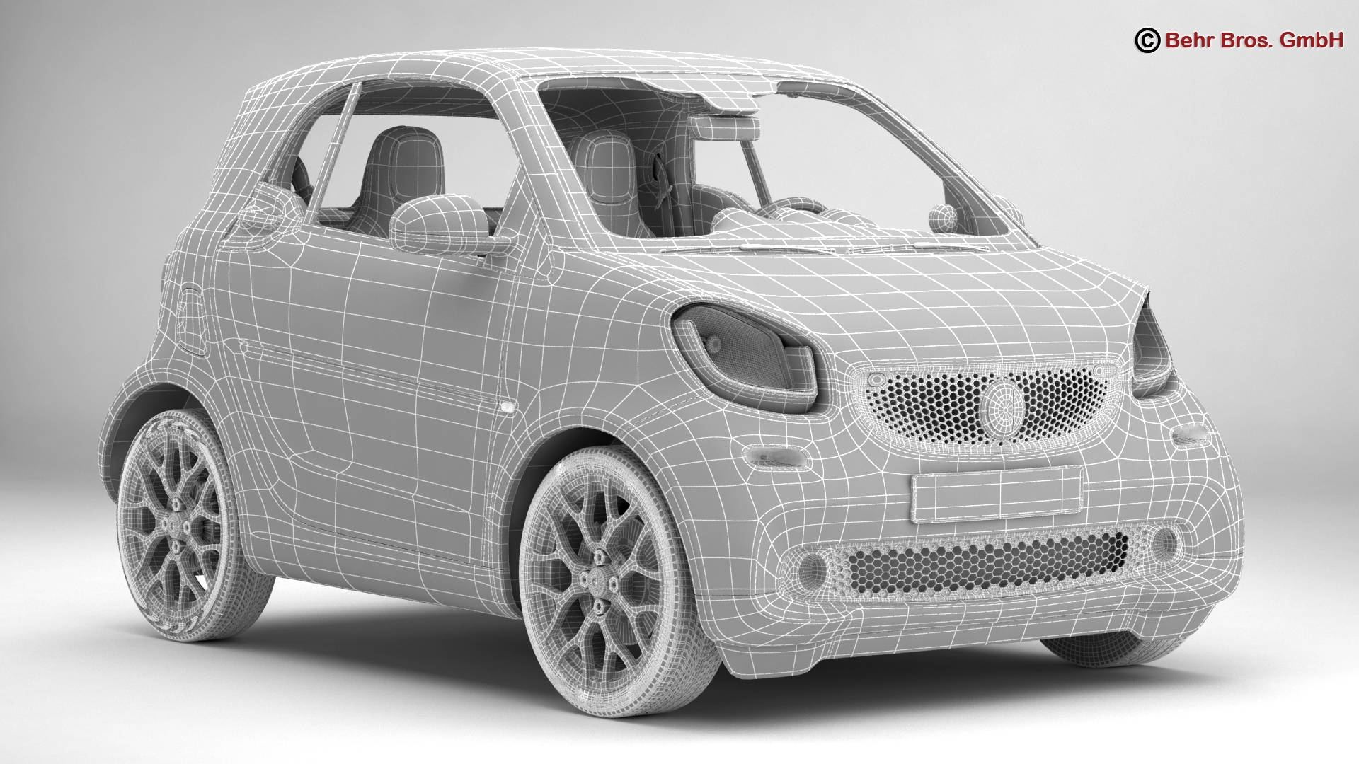 3d smart fortwo 2015 model