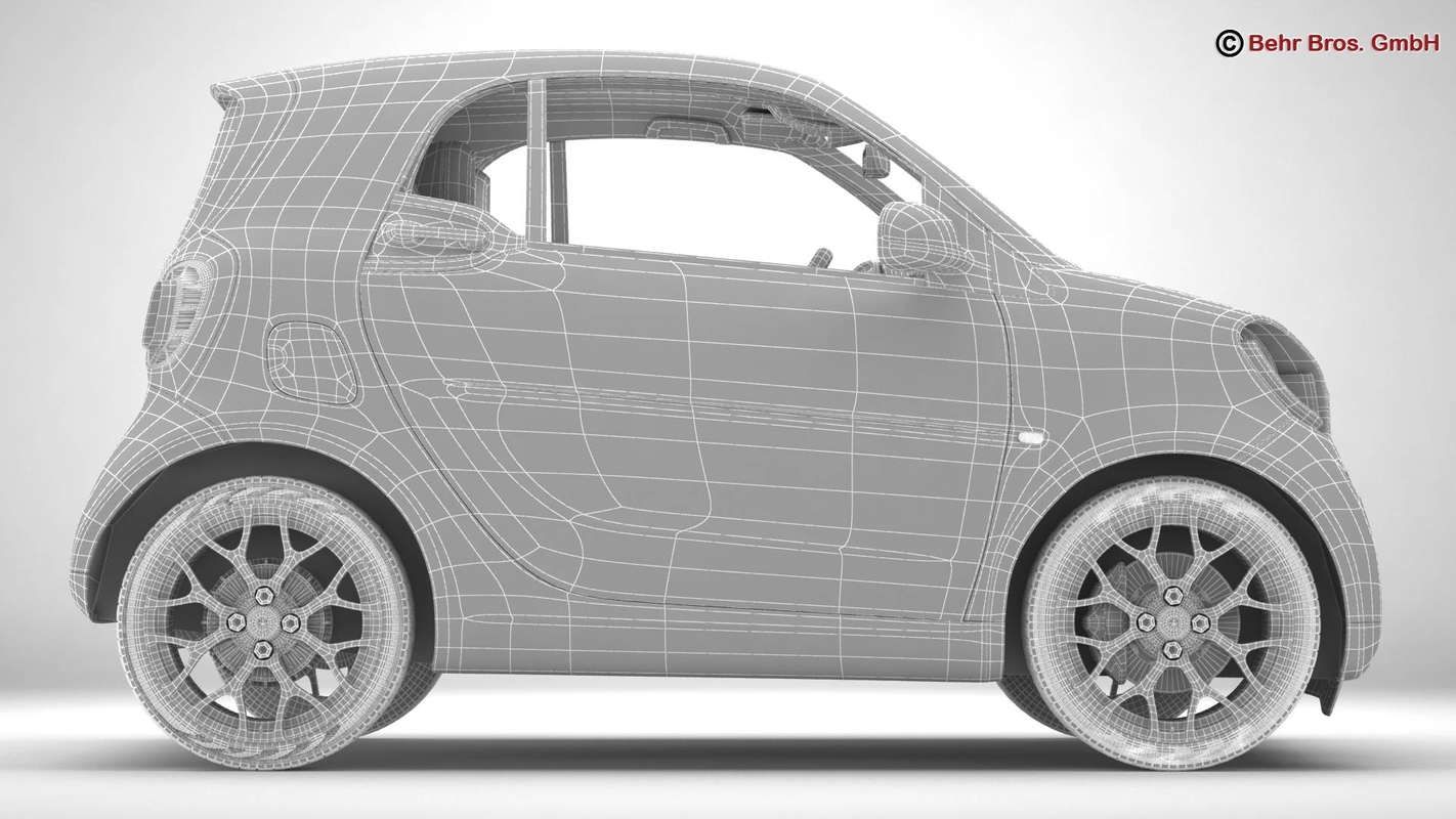 3d smart fortwo 2015 model