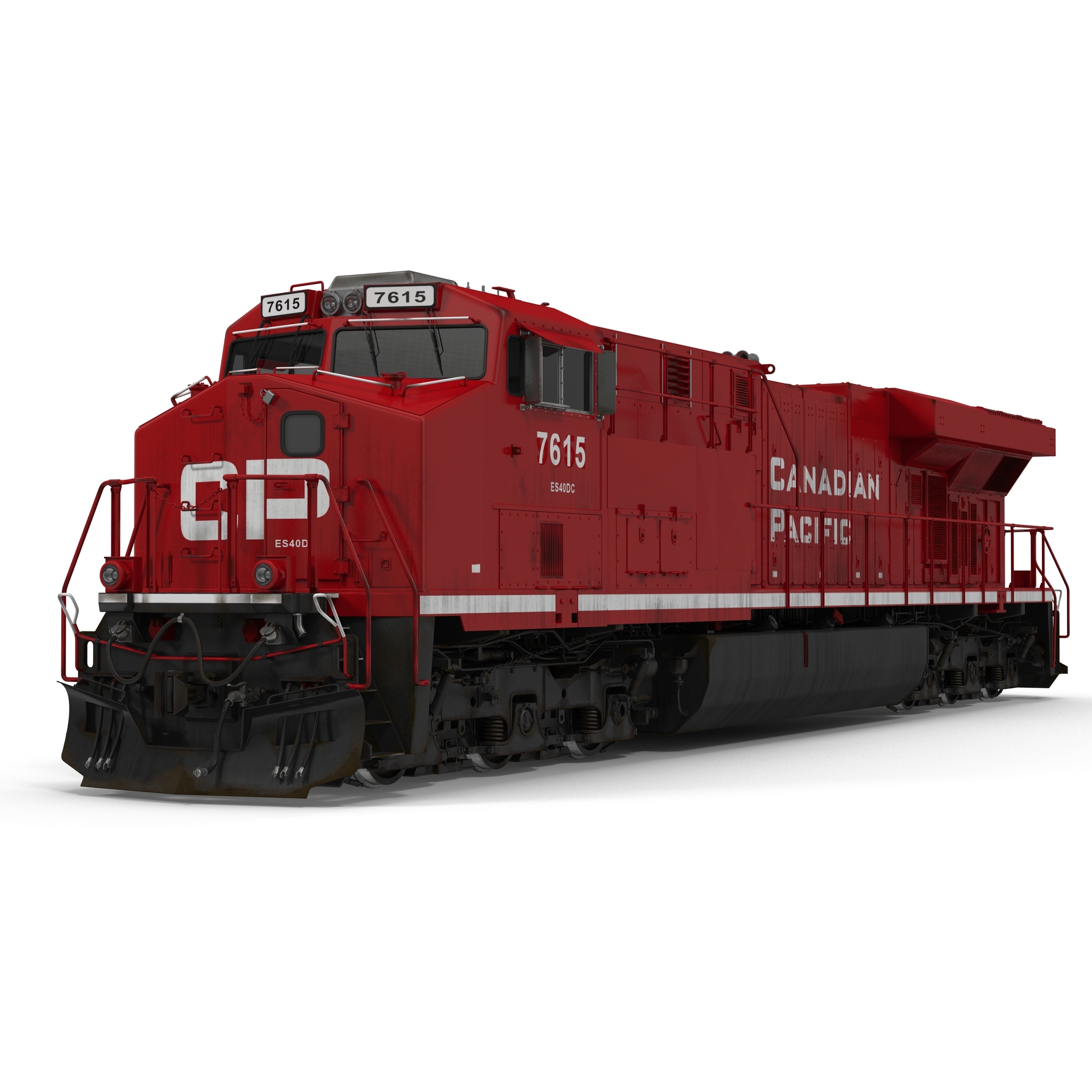 locomotive es40dc canadian pacific 3d model