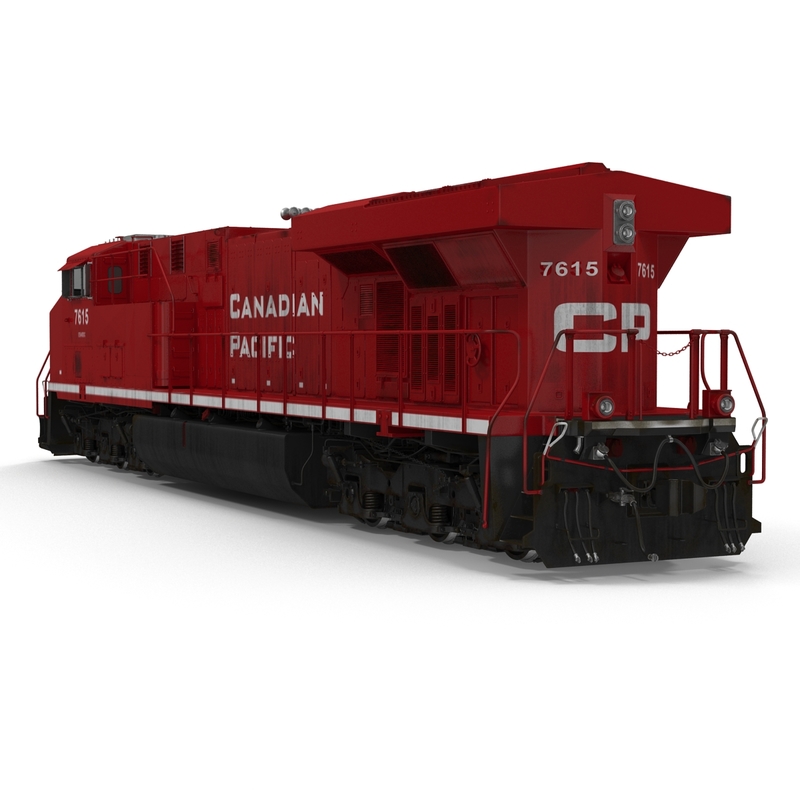 locomotive es40dc canadian pacific 3d model