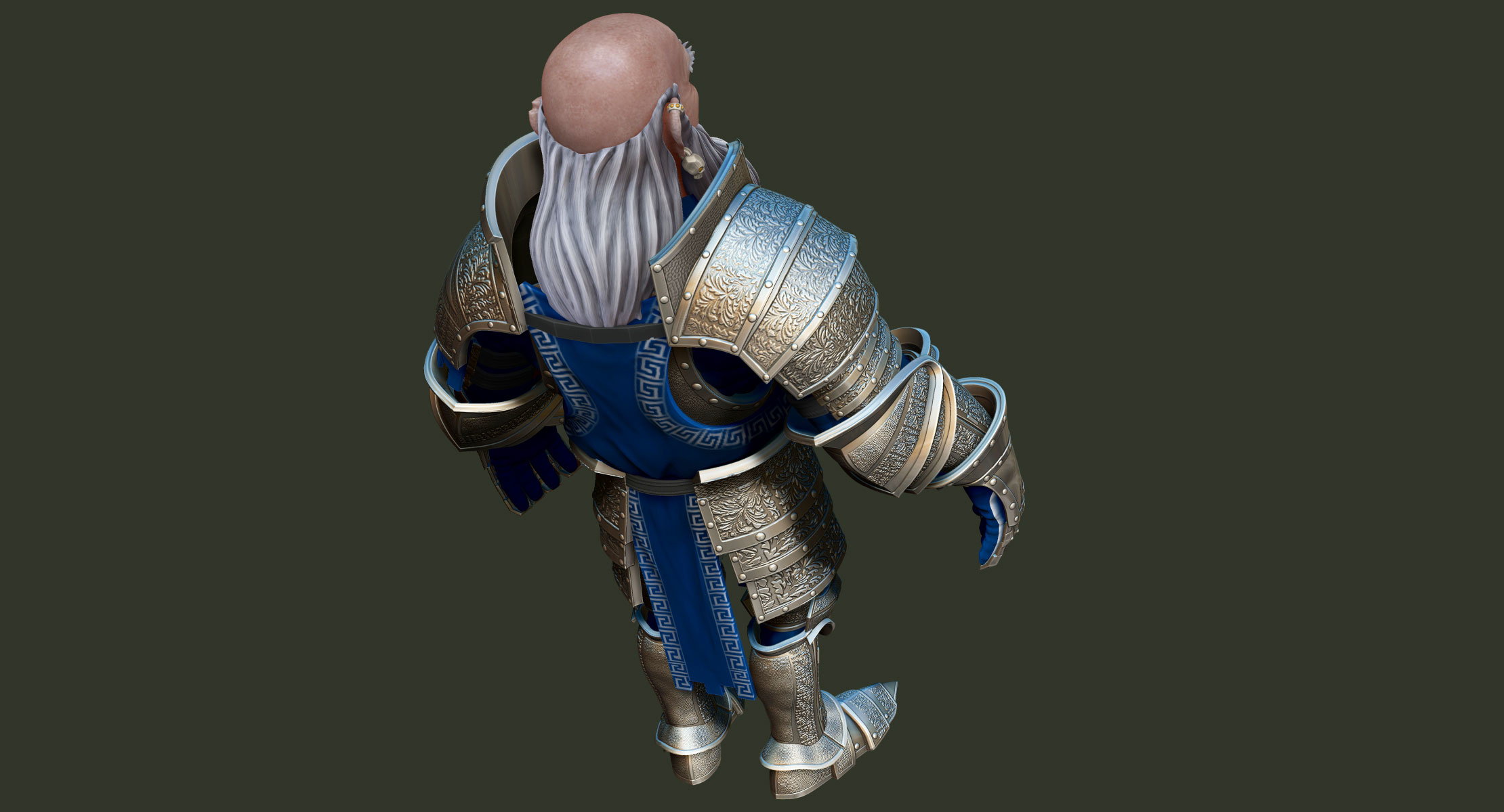 dwarf knight armor obj