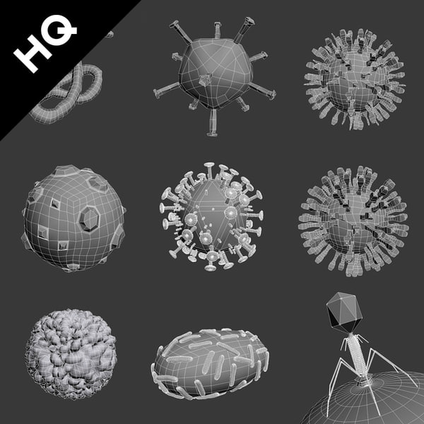 virus pack 3d max