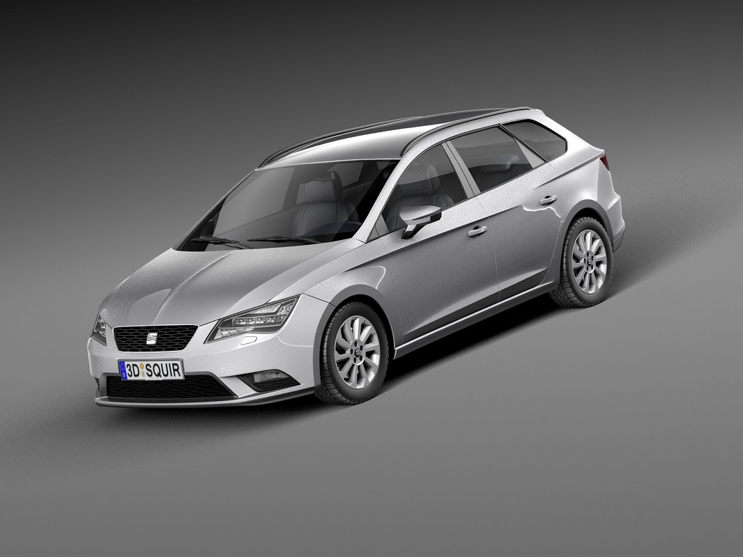 2013 2014 seat leon 3d model