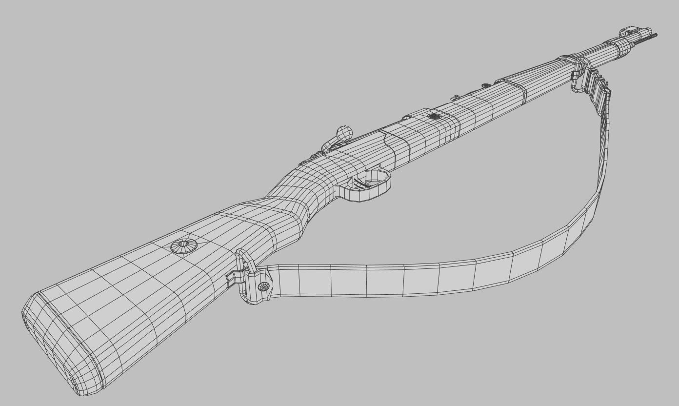 k98 rifle obj