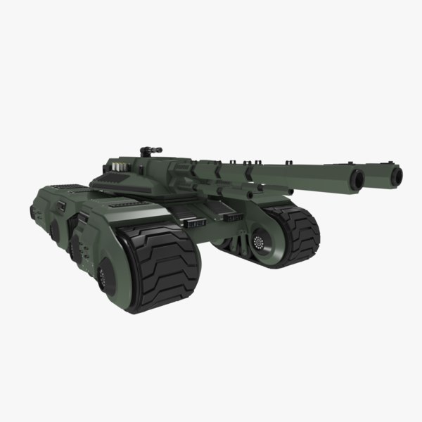 Science Fiction Tank 3D Models for Download | TurboSquid