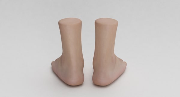 3d model foot realistic