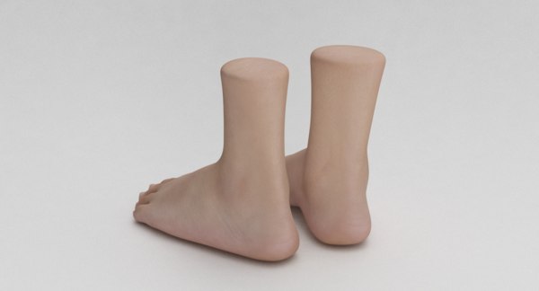 3d model foot realistic
