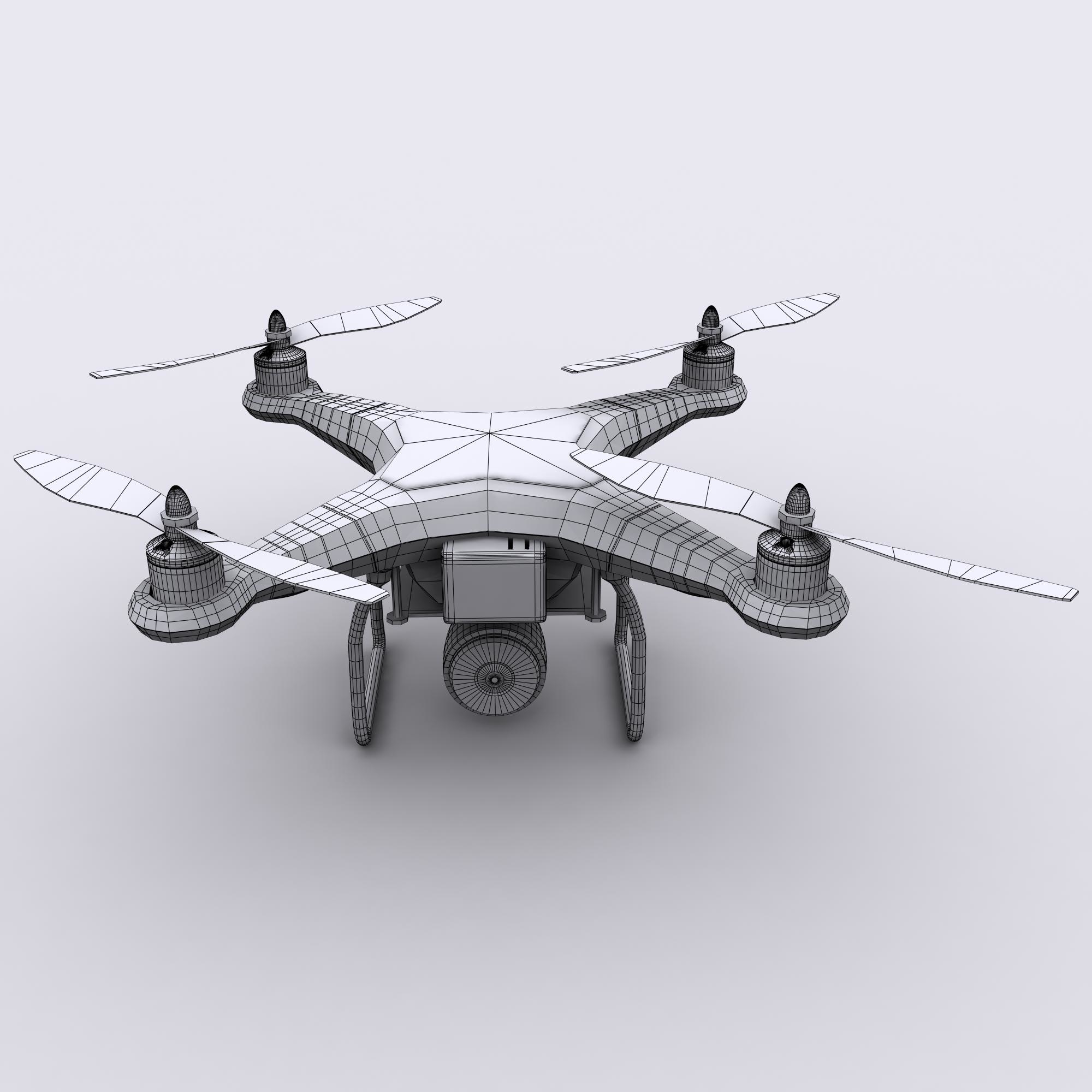3d quadrocopter drone