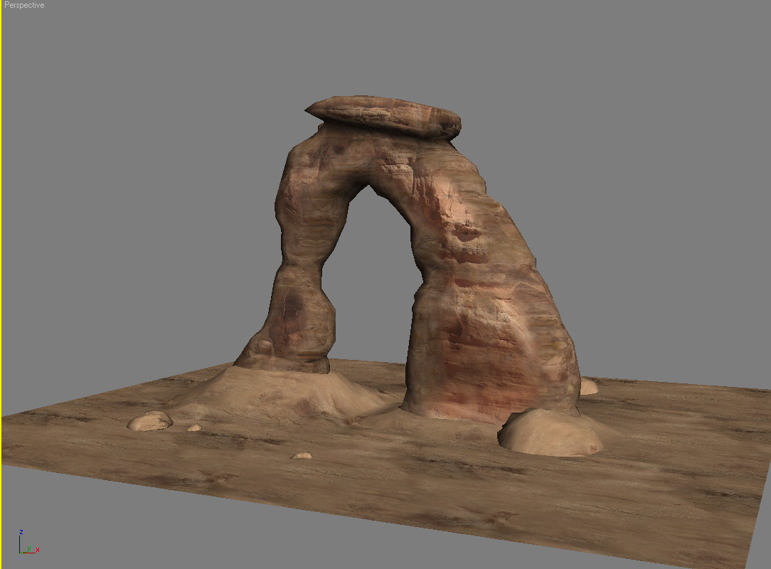 3d model delicate arch