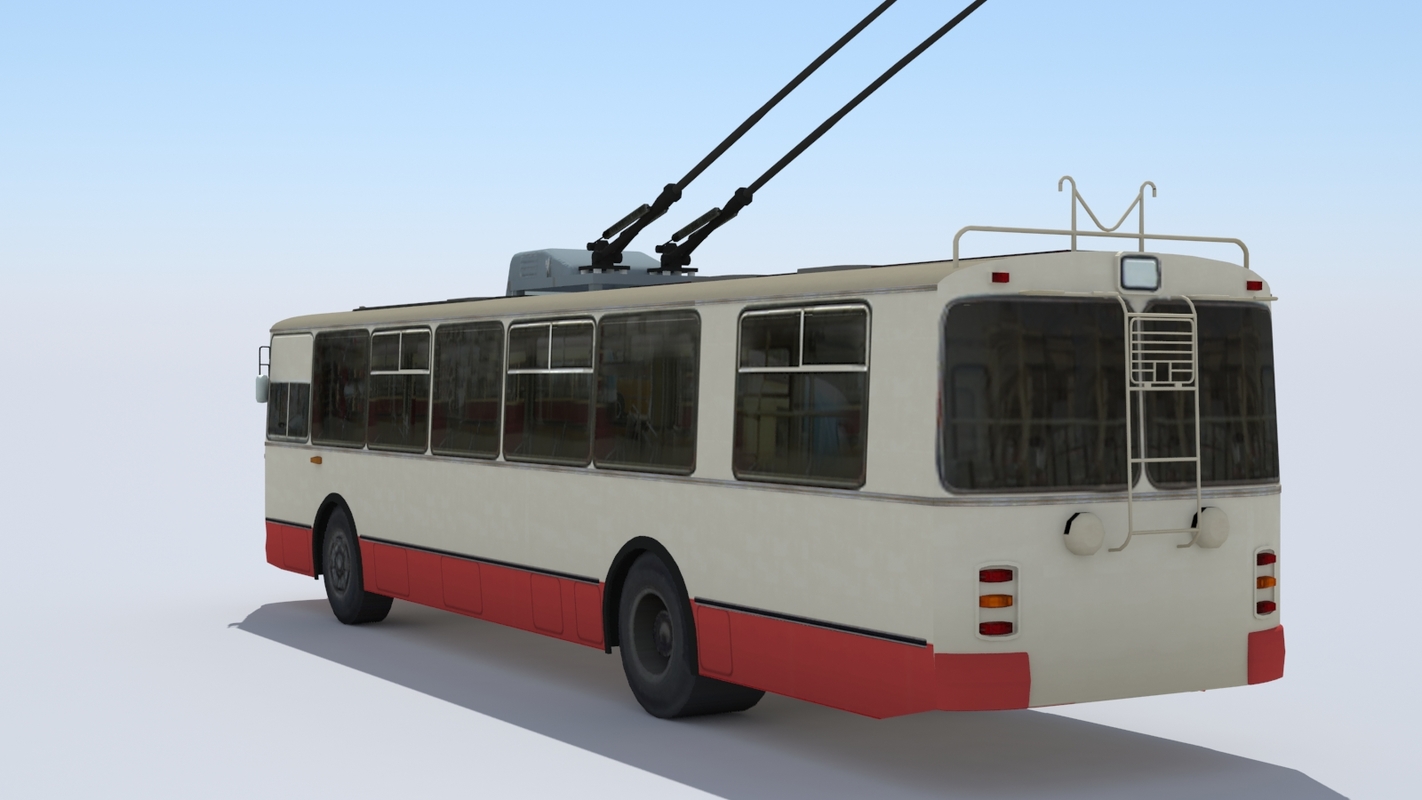 soviet trolleybus ziu-682v 1983 obj
