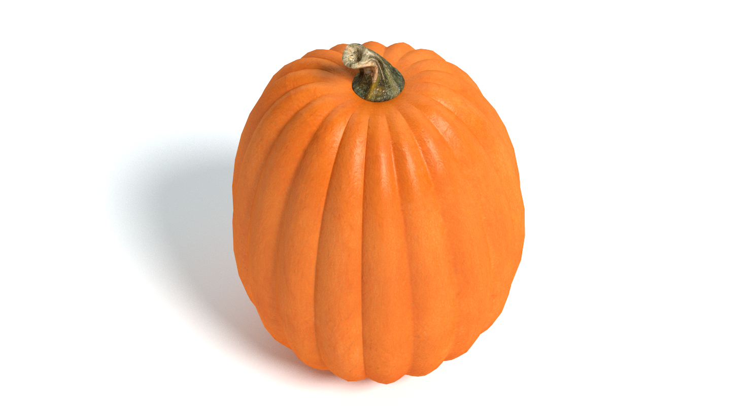 3d model pumpkin