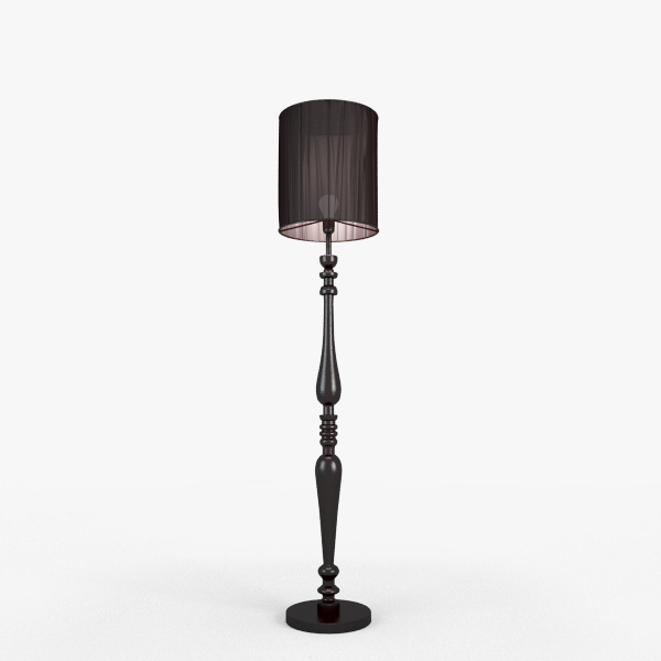 3d standing lamp lights