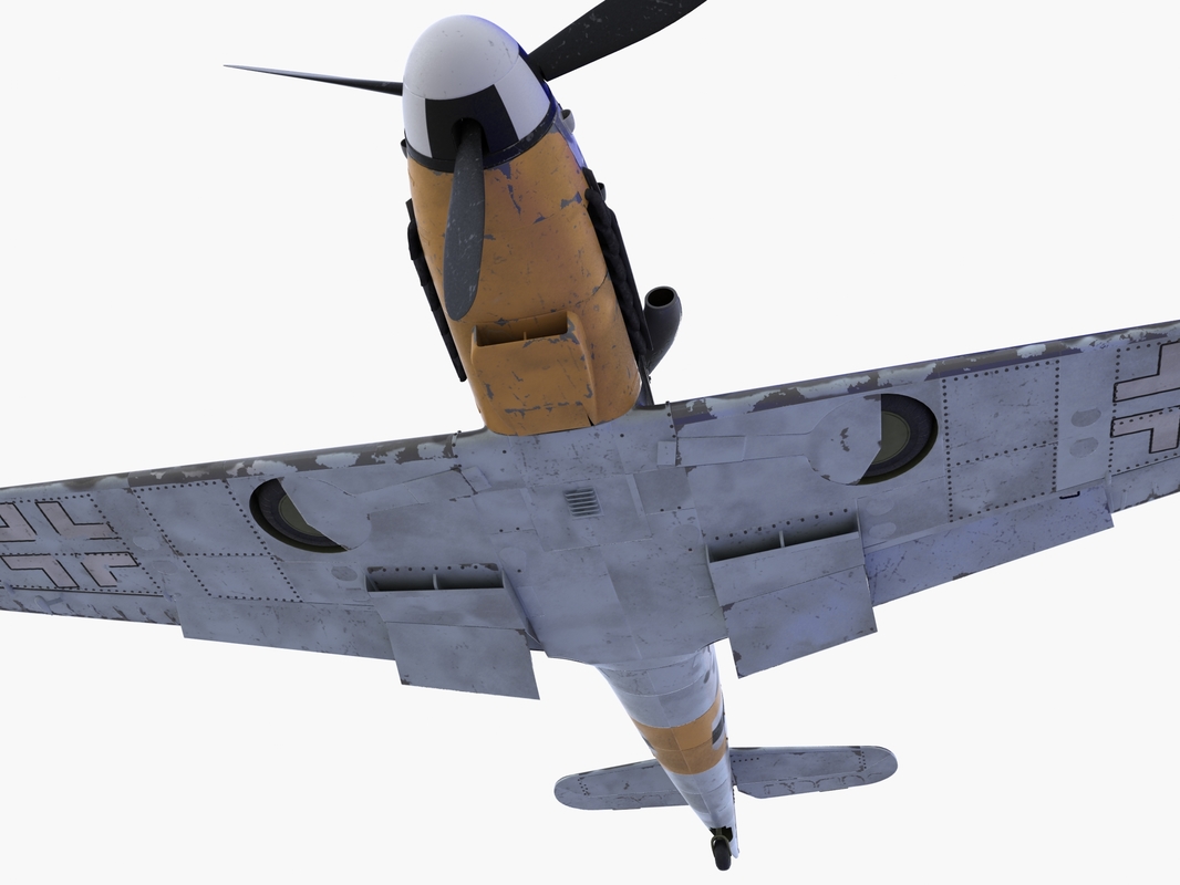 bf-109 cockpit 3d model