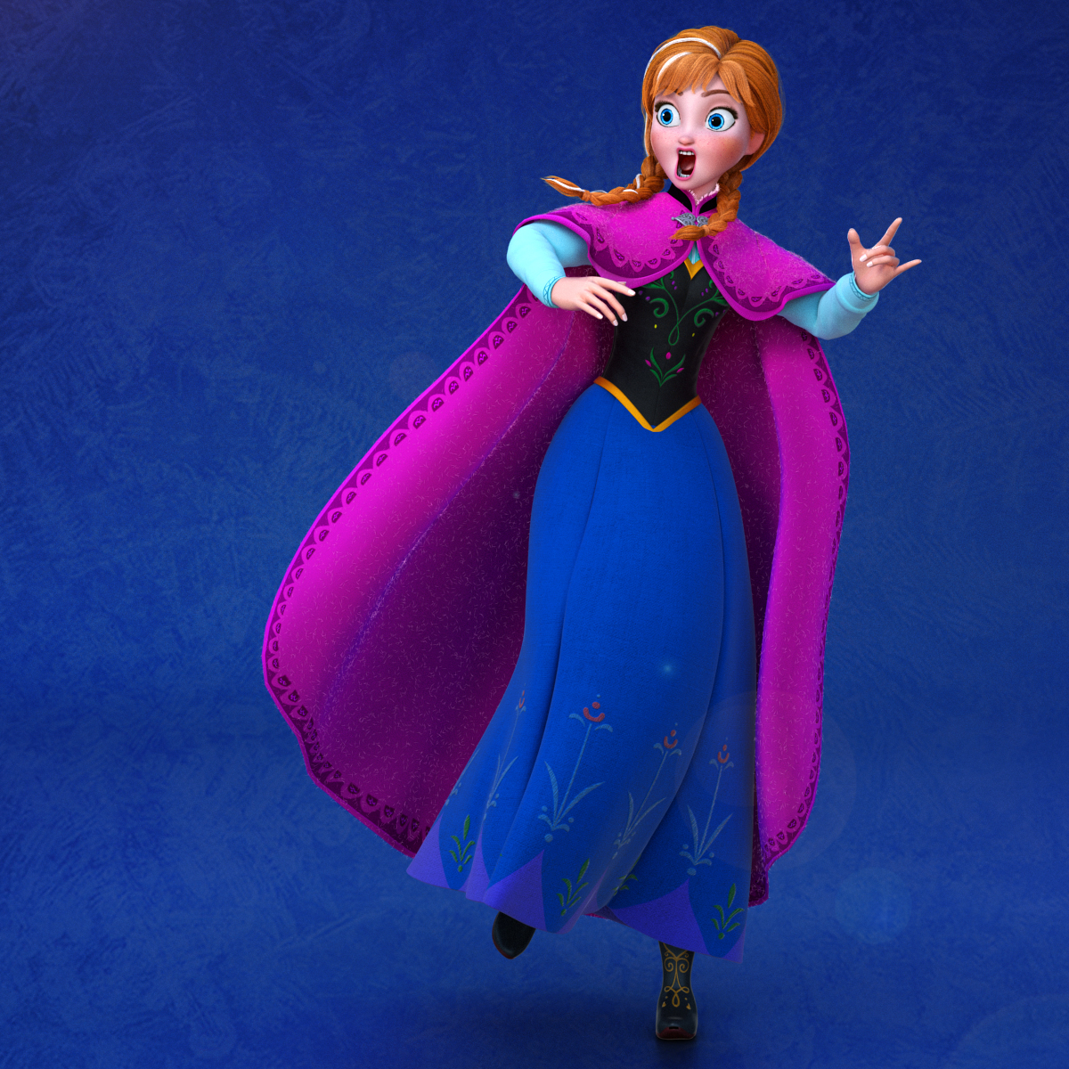 animation anna 3d ma