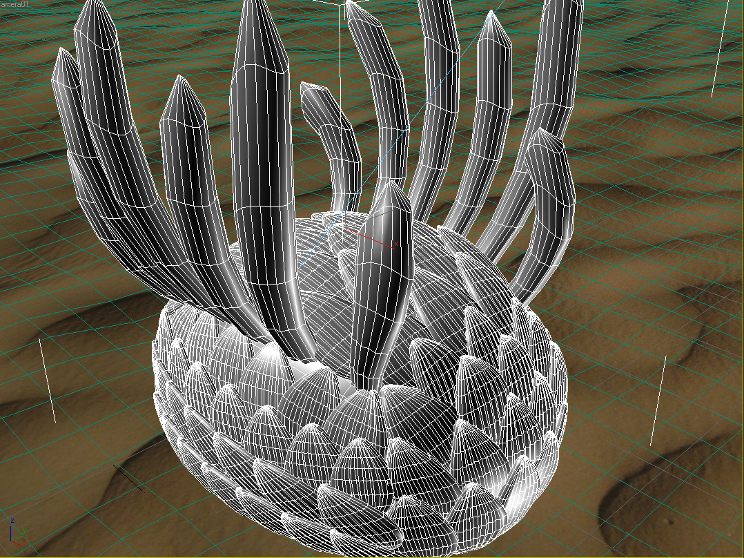 3d model of wiwaxia prehistoric cambrian