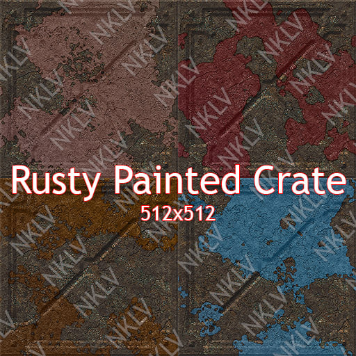 Texture JPEG Rusty Crate Paint