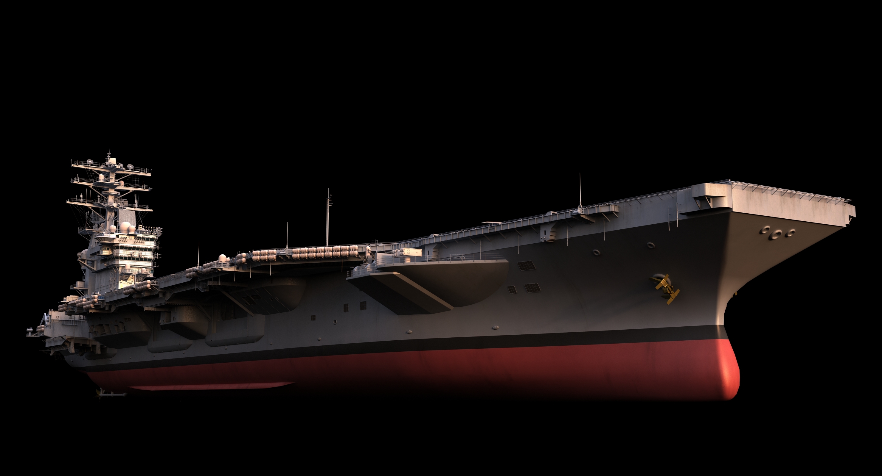 cvn uss nimitz 3d model