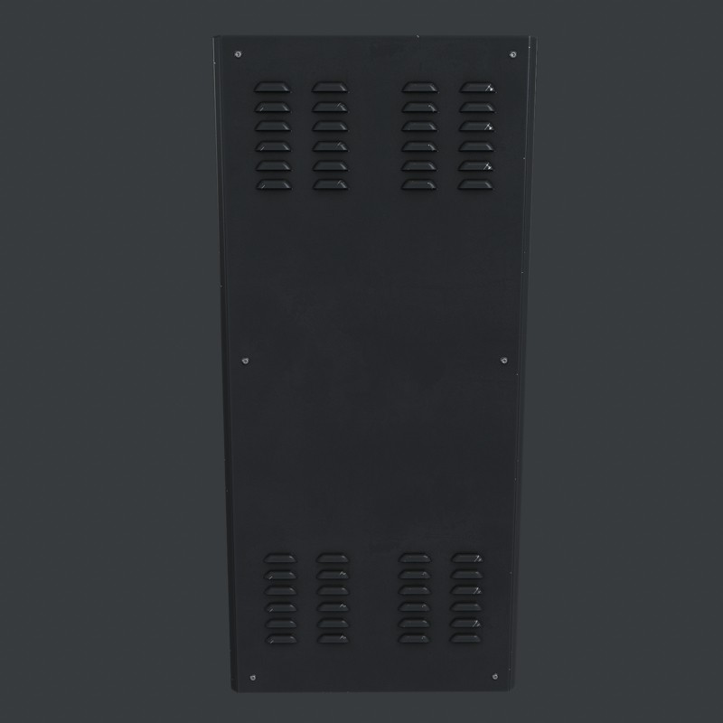 3d model of server asset polys