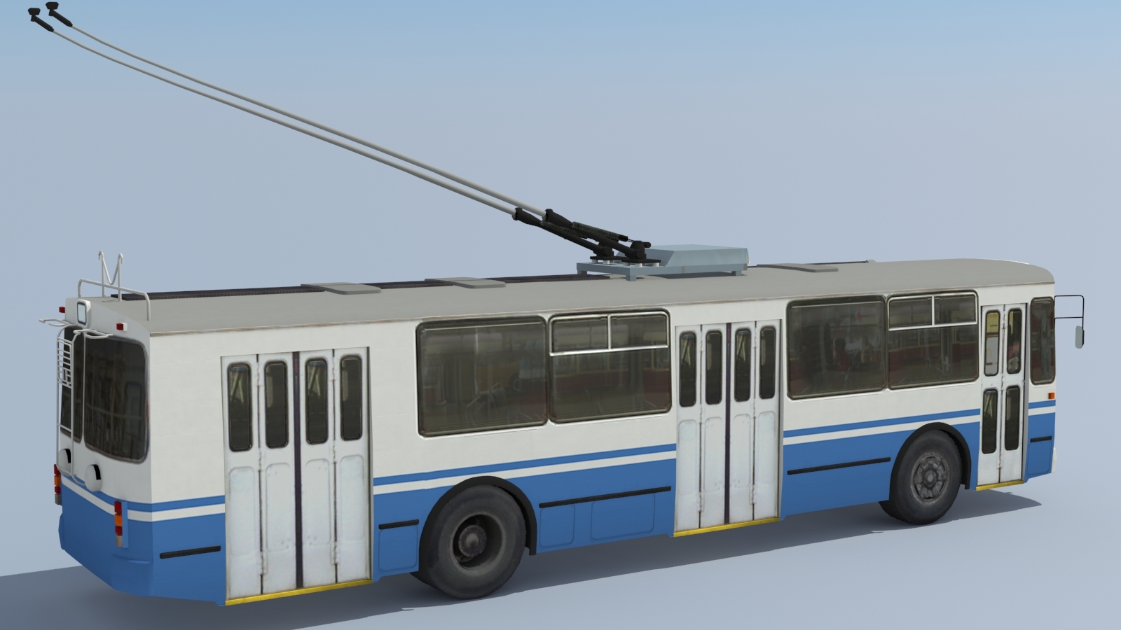 pack trolleybuses ziu-682 3d obj
