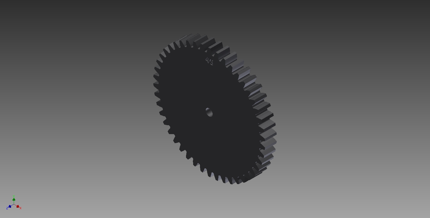3d gear set module 1 model