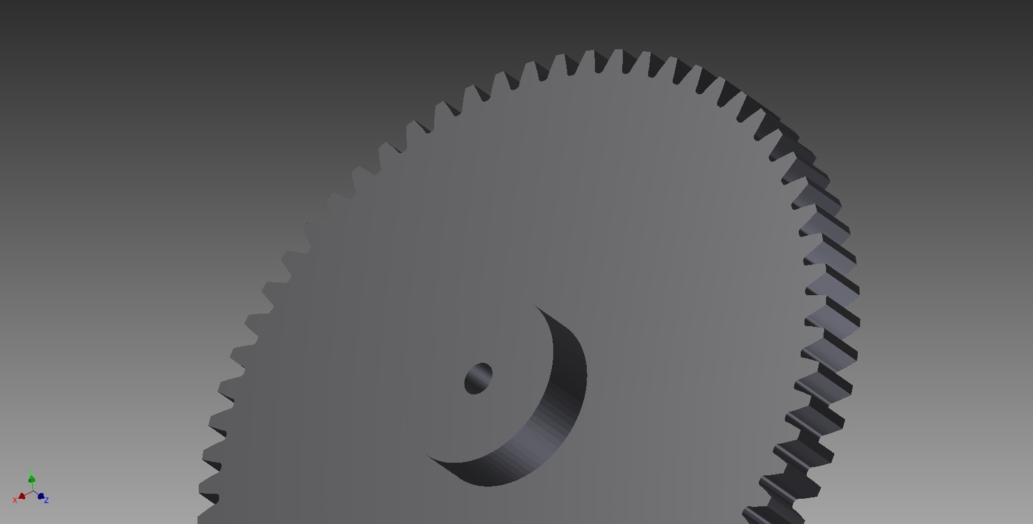 3d gear set module 1 model