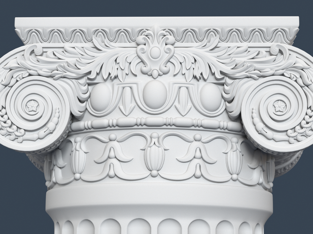 capital column obj