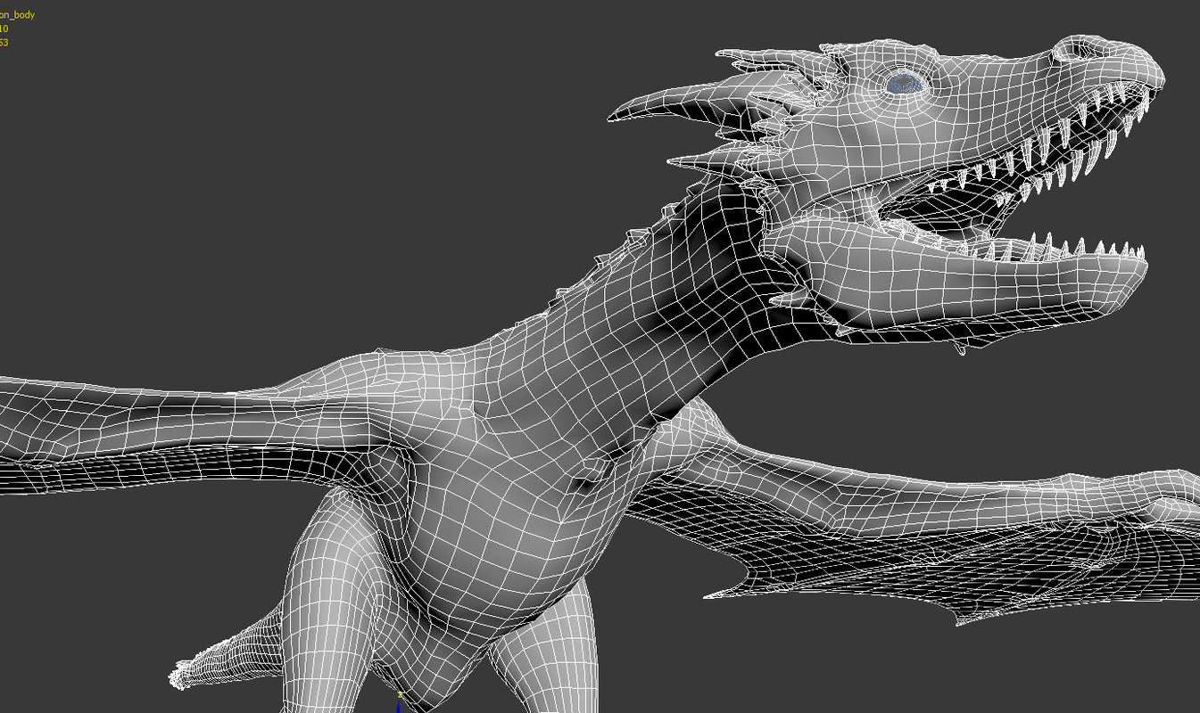 3d dragon model