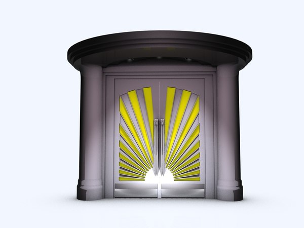 modelo 3d Art Deco Sun Doors - TurboSquid 950849
