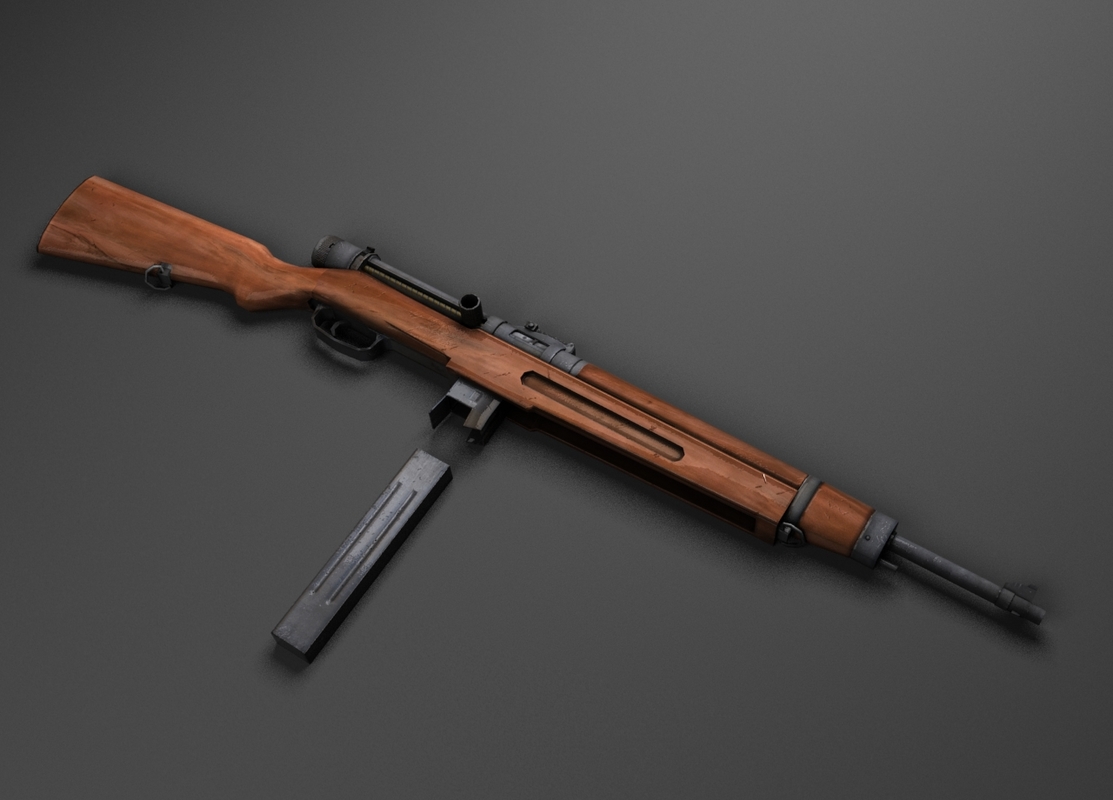 ww2 gun 3d max