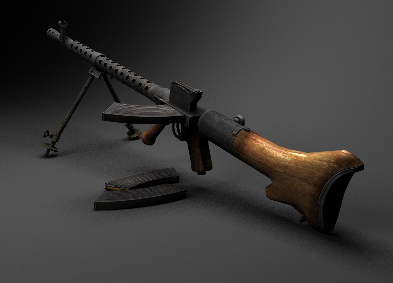 Modello 3D 31M LMG [Steyr-Solothurn S2-200] - TurboSquid 950896