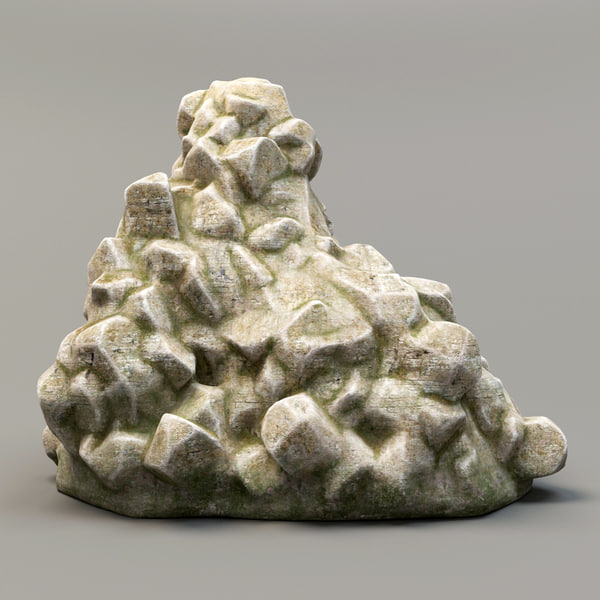 3ds max rock