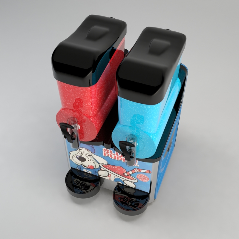 slush machine 3d model