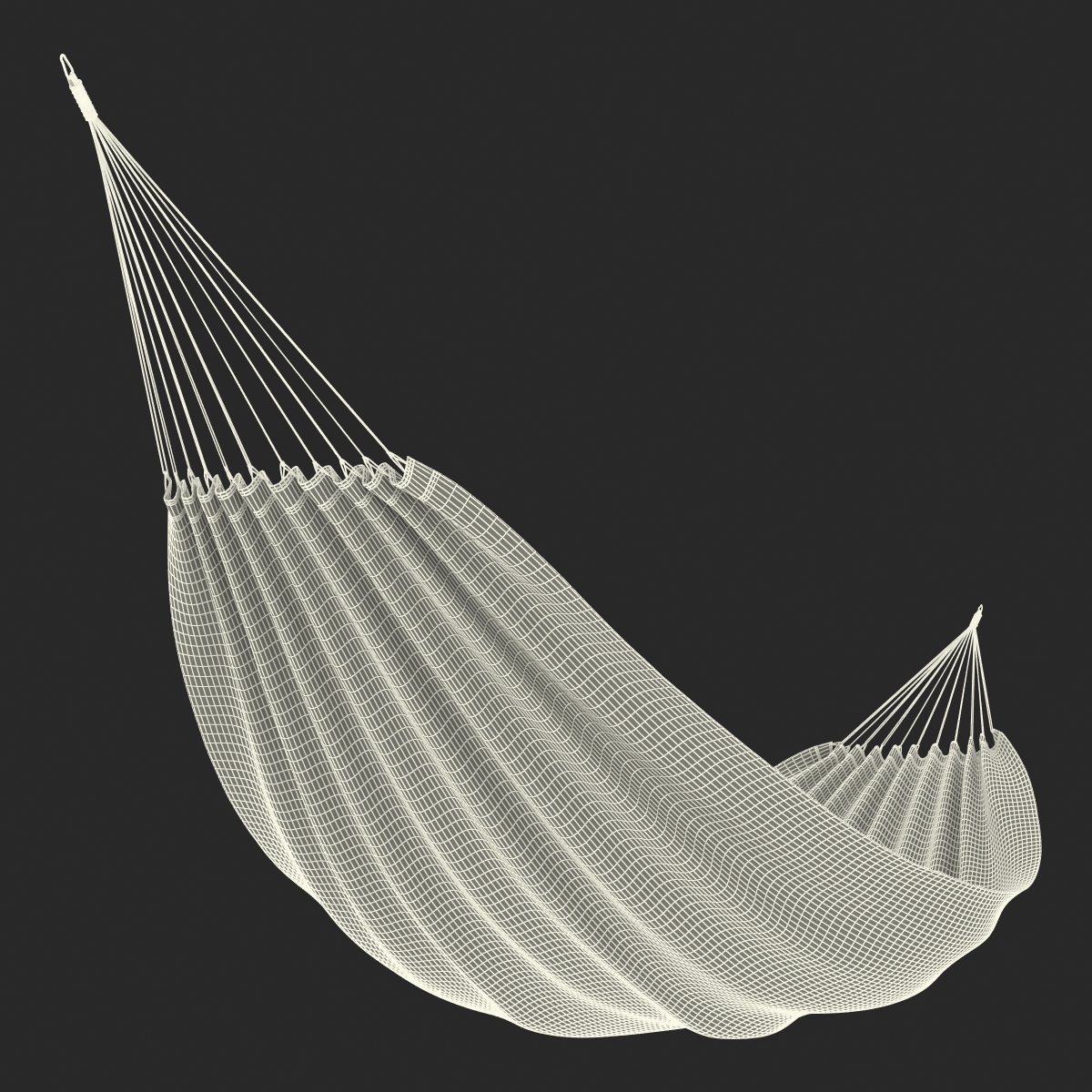 hammock 4 modeled 3d c4d