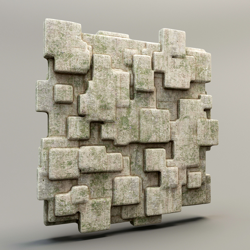 3ds max stone
