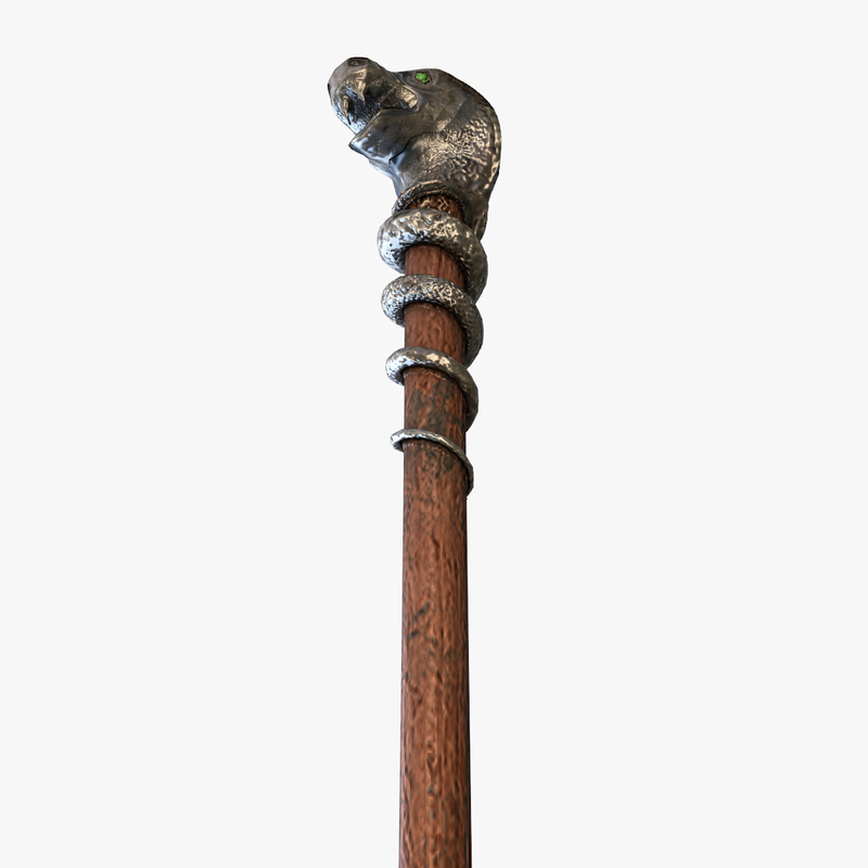 3d max fantasy staff snake