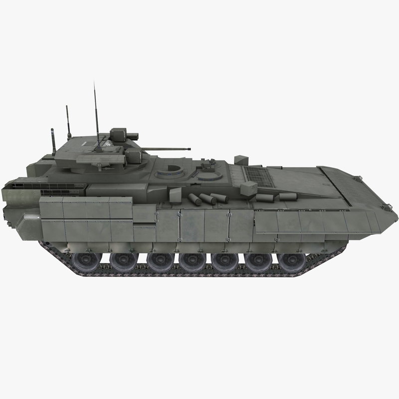 3d russian armata t-14 battle tank model