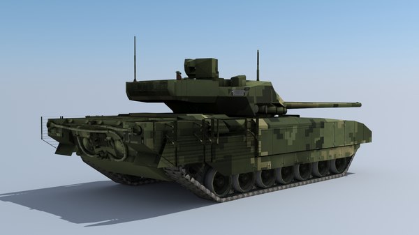 3d russian armata t-14 battle tank model
