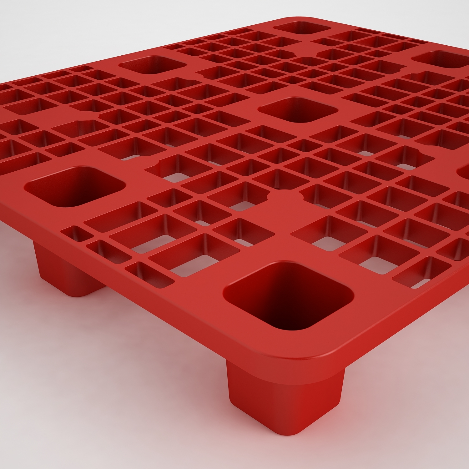 3d plastic pallet model