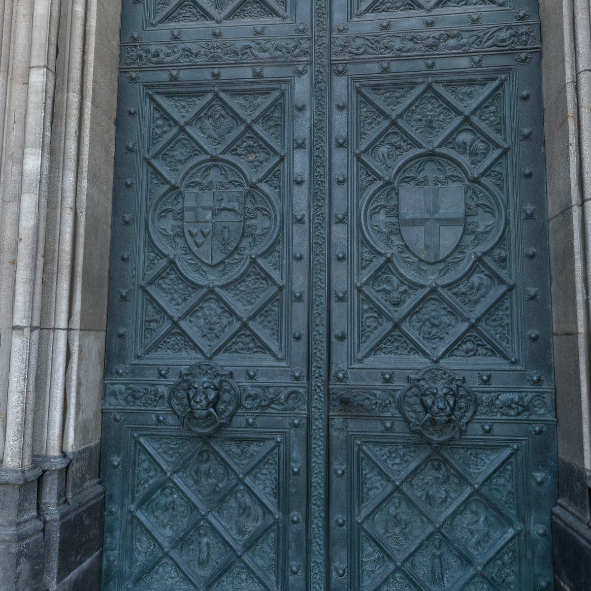 gothic architecture gate cathedral 3d max