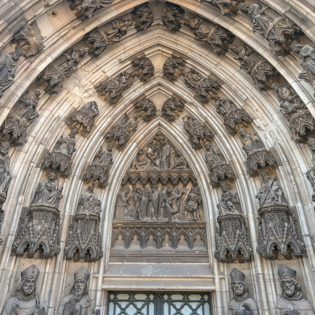 gothic architecture gate cathedral 3d max