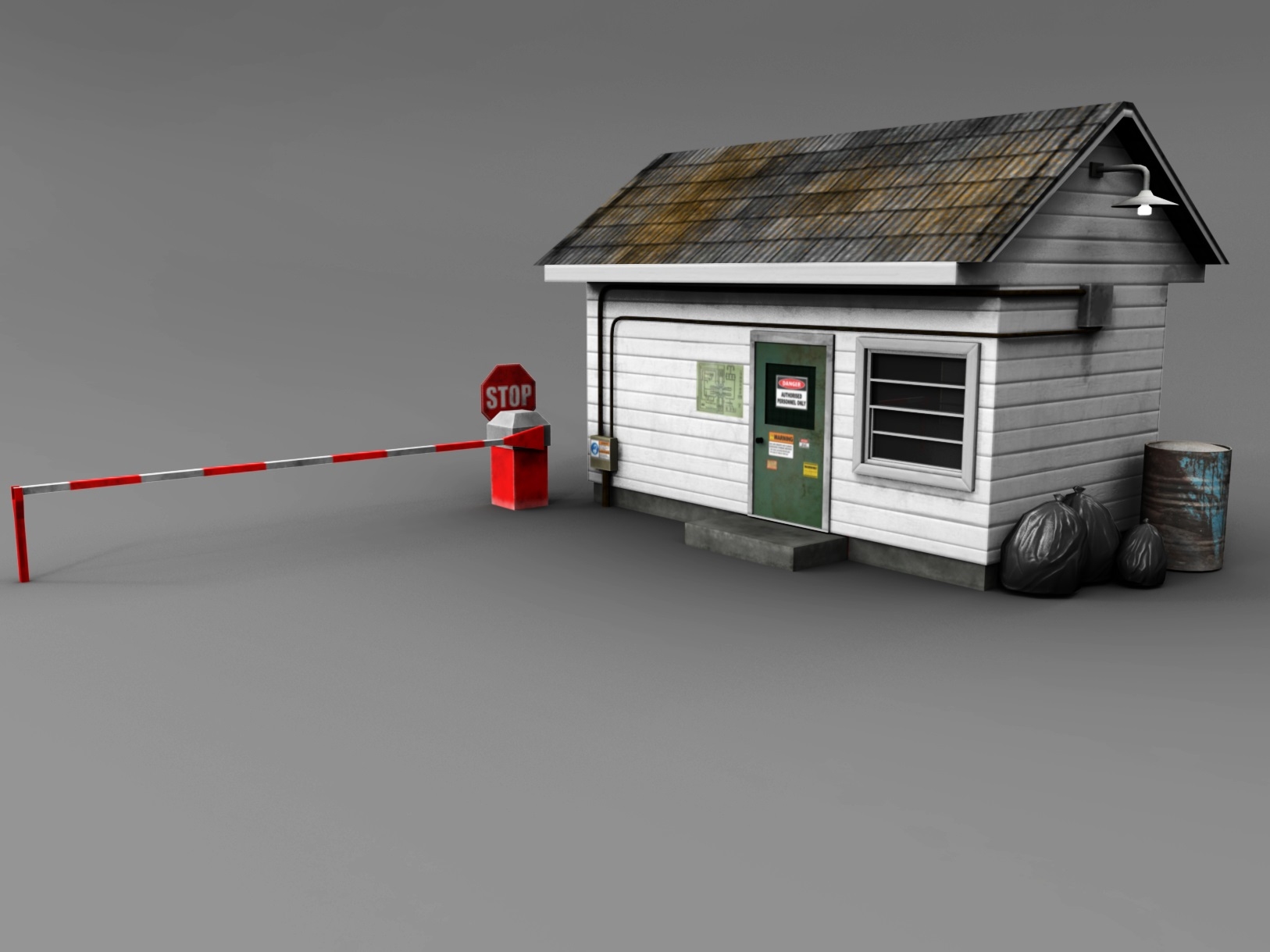guard house 3d model