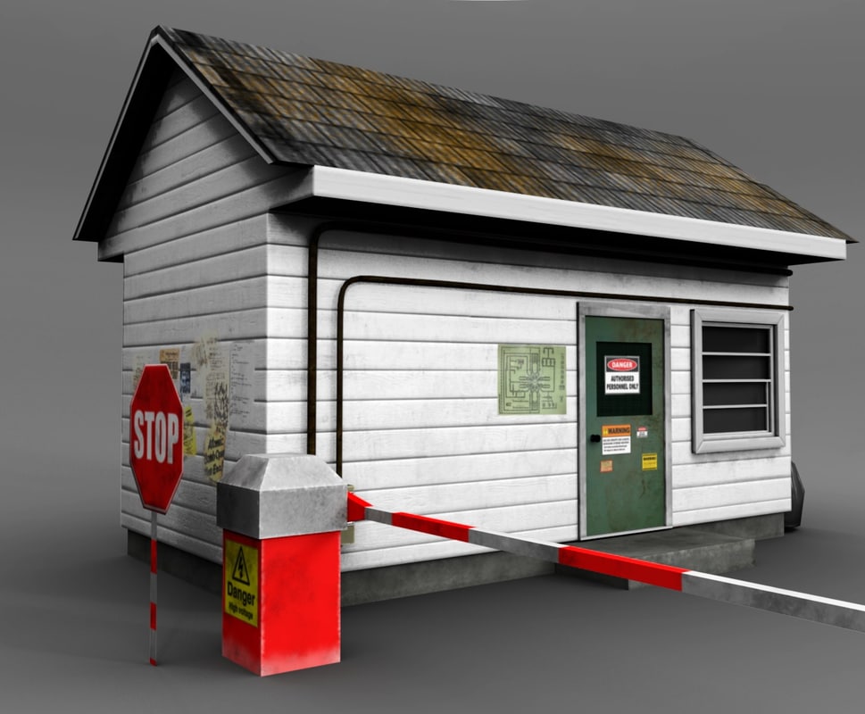 guard house 3d model