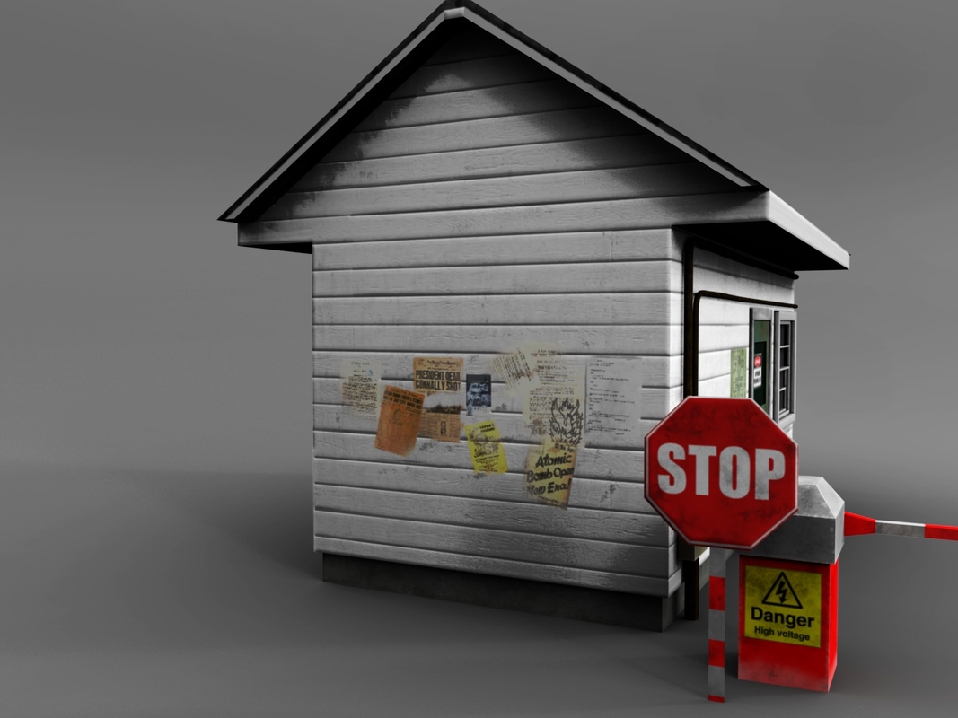 guard house 3d model