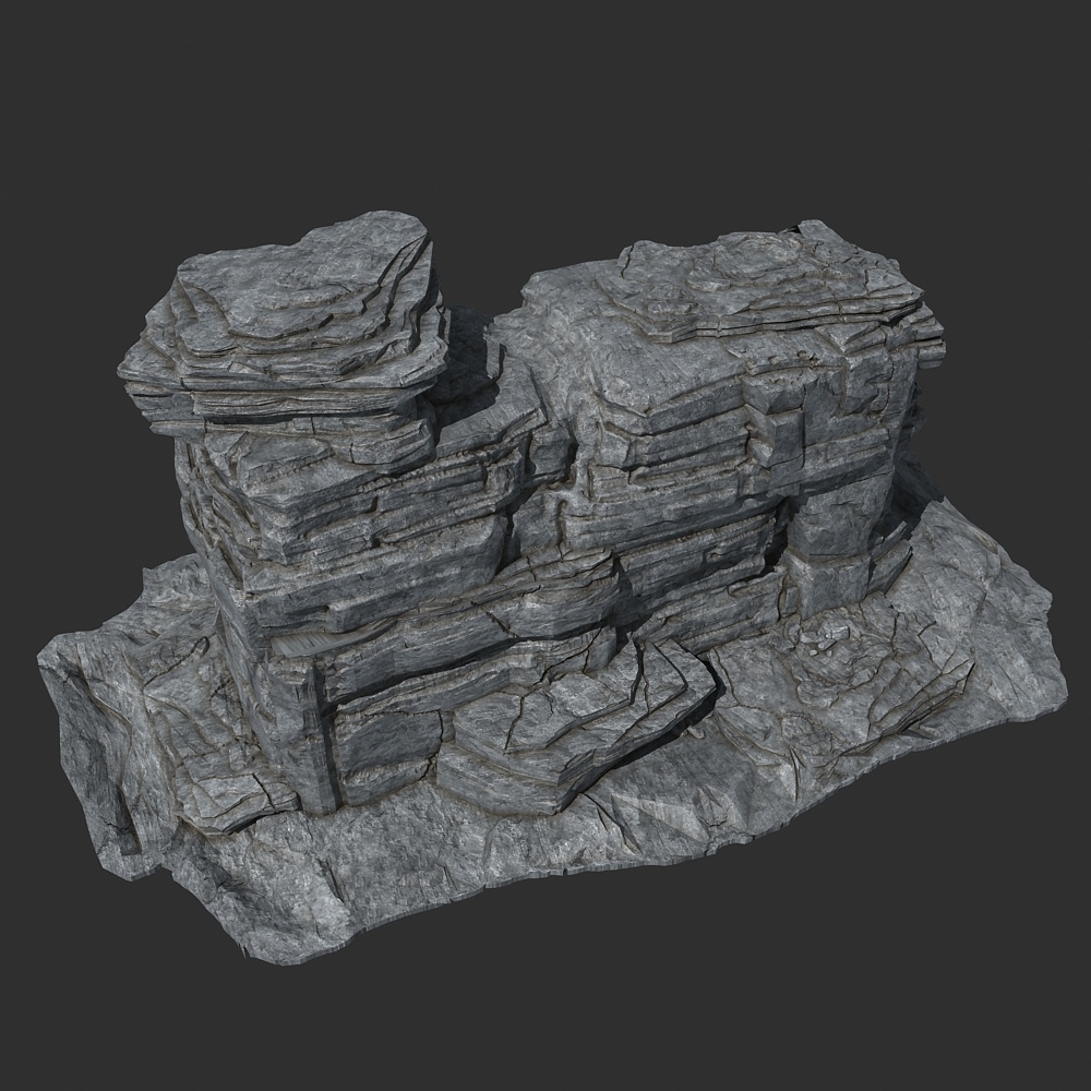 rock 14 3d max