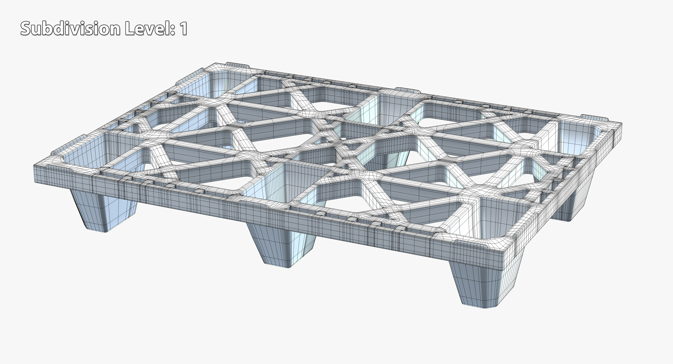 plastic pallet 3d max